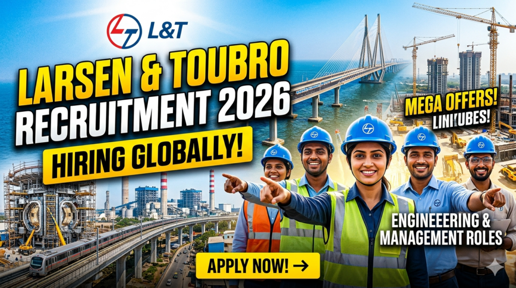 Larsen & Toubro Recruitment 2026 | Hiring Freshers Software Engineer ...